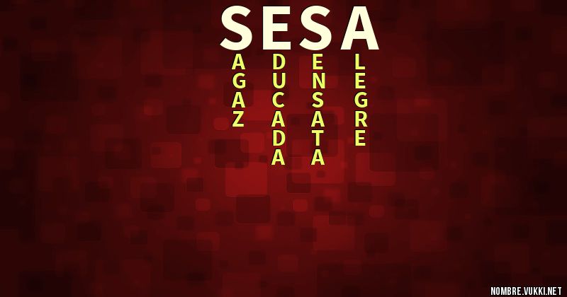 Qué significa sesa