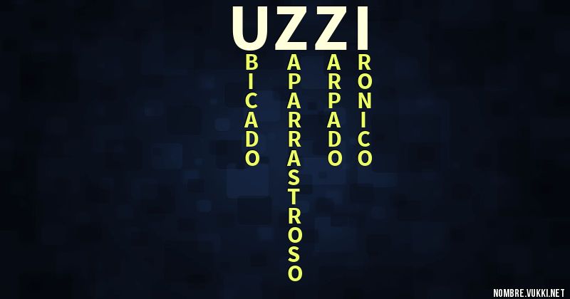 Qué significa uzzi