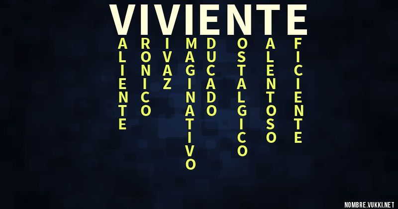 Qué significa viviente