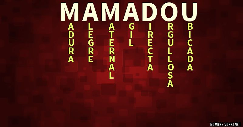 Qué significa mamadou