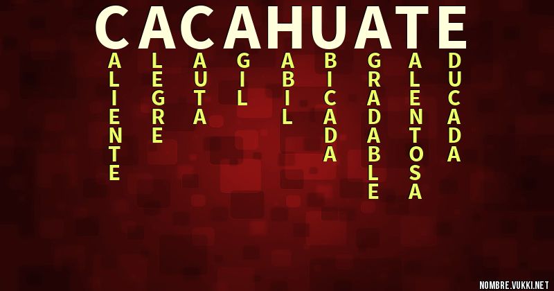 Qué significa cacahuate