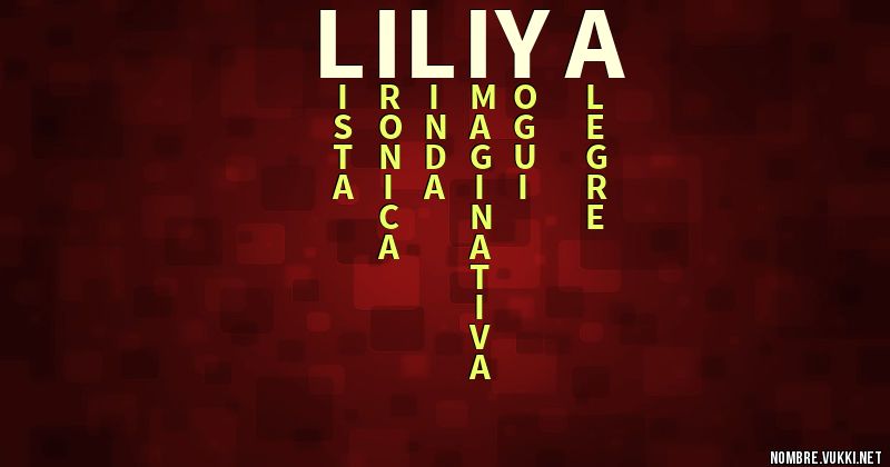 Qué significa liliya