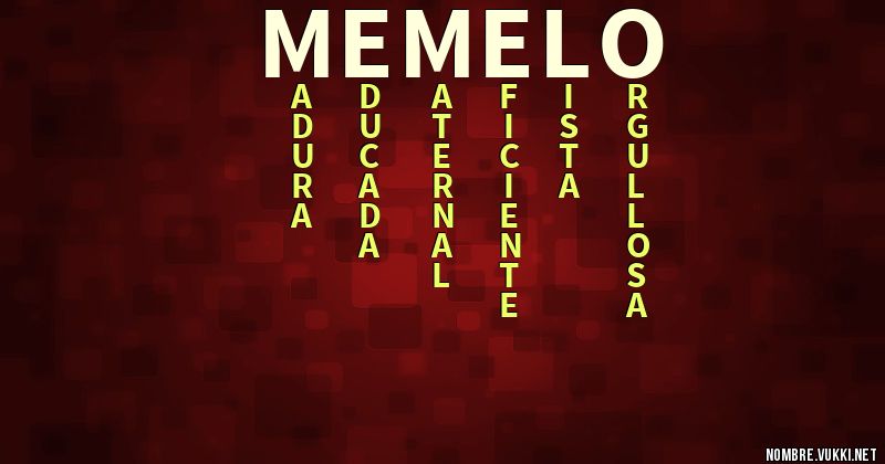 Qué significa memelo
