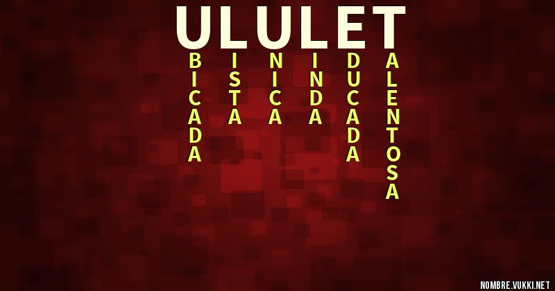 Qué significa ululet