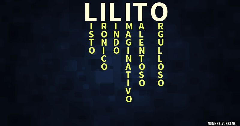 Qué significa lilito