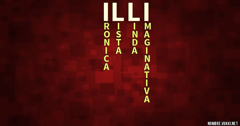 Qué significa illi