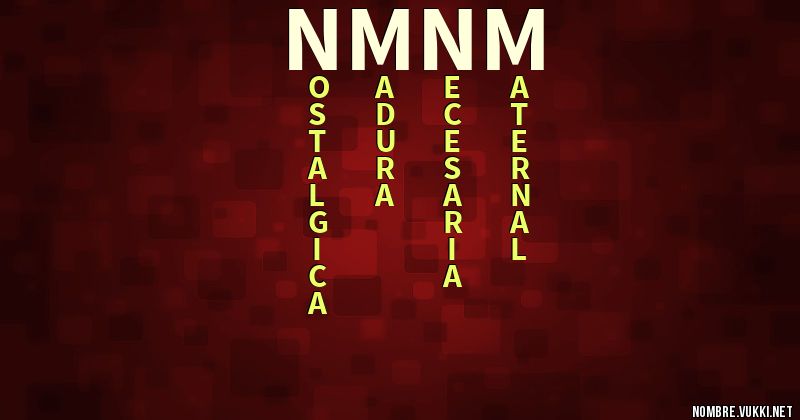 Qué significa nmnm