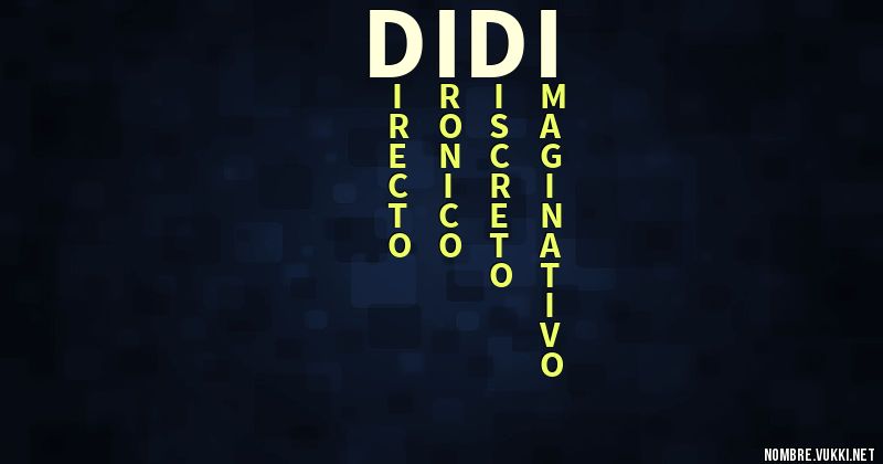 Qué significa didi