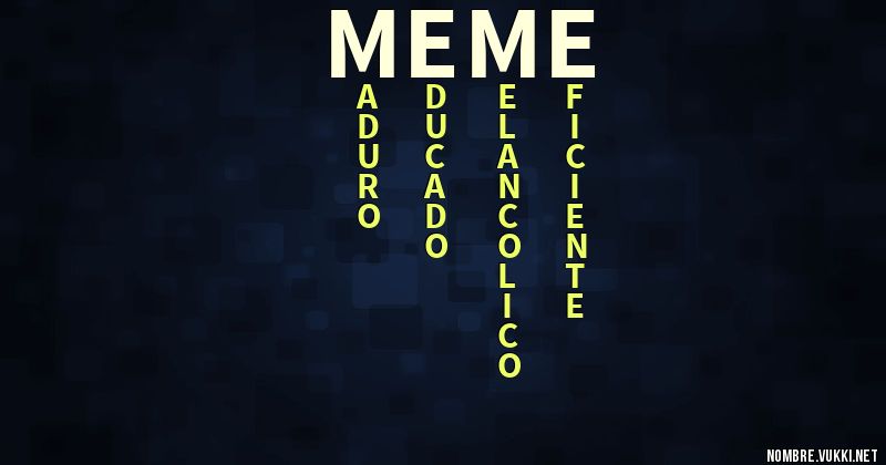 Qué significa meme