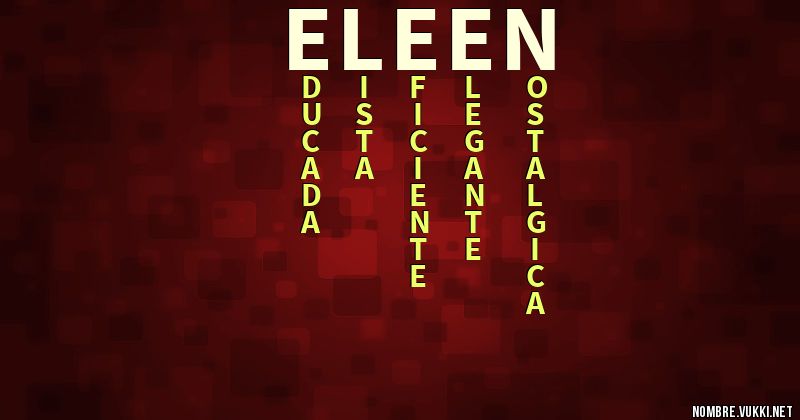 Qué significa eleen