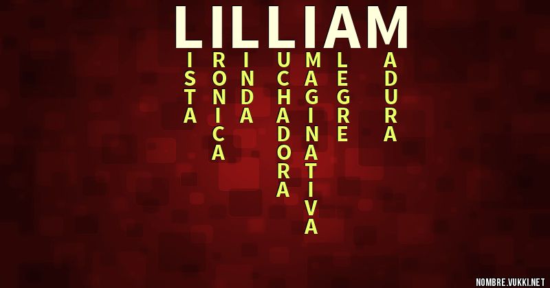 Qué significa lilliam