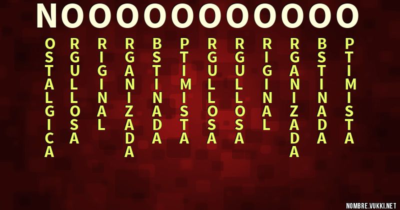 Qué significa nooooooooooo