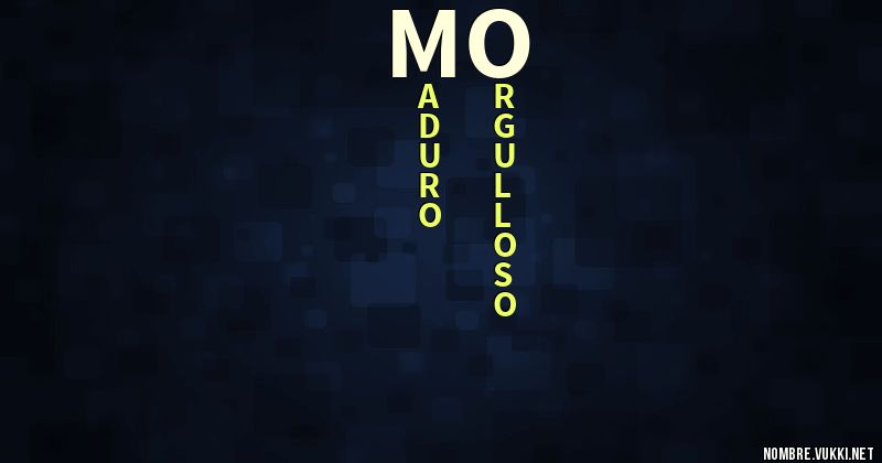 Qué significa mo