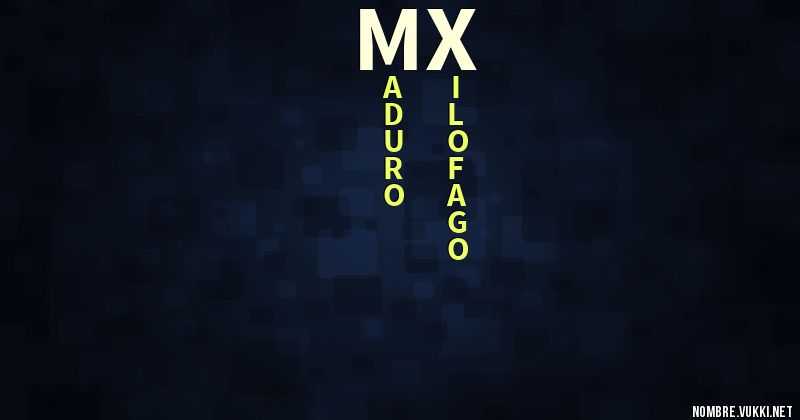Qué significa mx