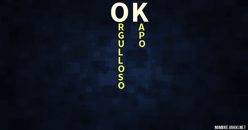Qué significa ok