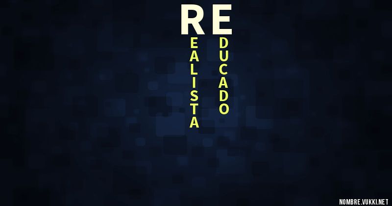 Qué significa re