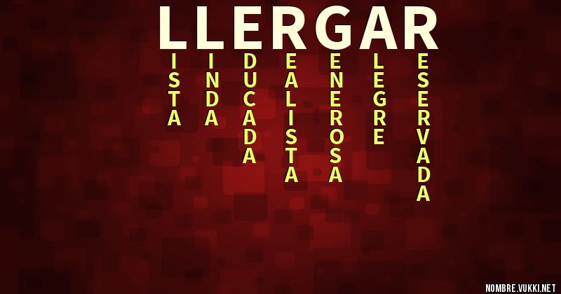 Qué significa llergar