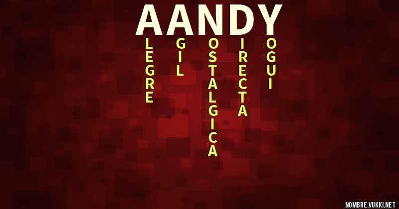 Qué significa aandy