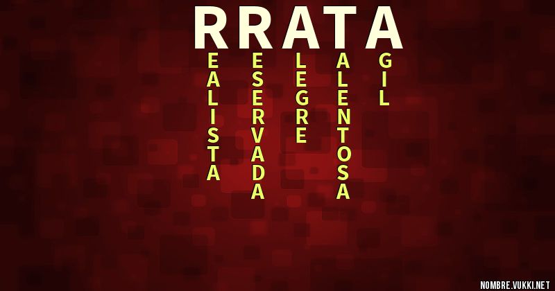 Qué significa rrata
