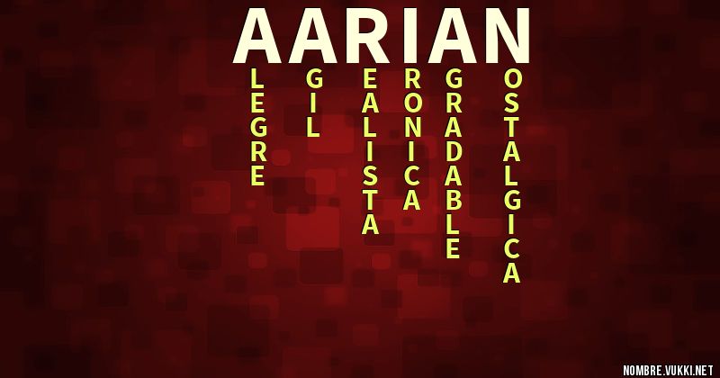Qué significa aarian