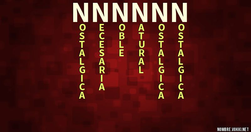 Qué significa nnnnnn