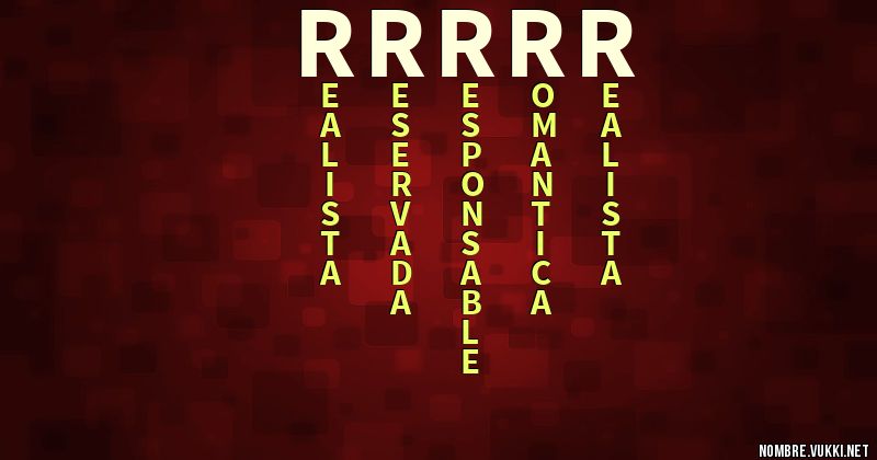 Qué significa rrrrr