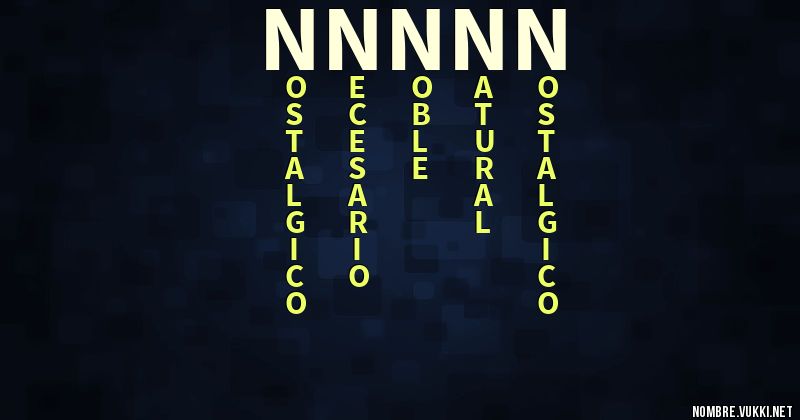 Qué significa nnnnn