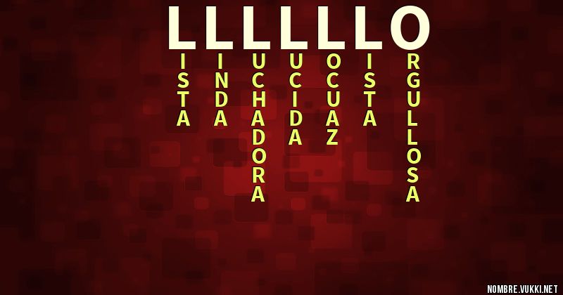 Qué significa llllllo
