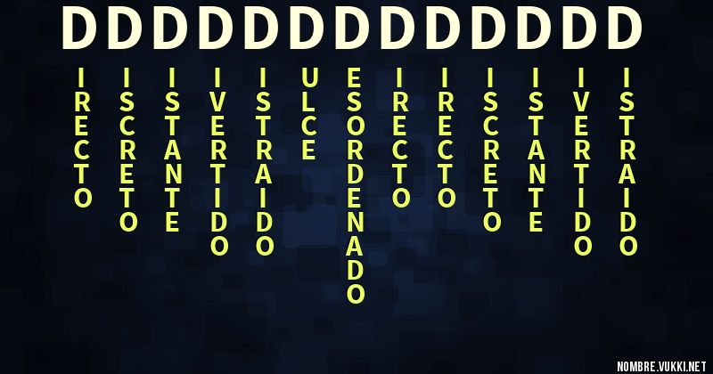 Qué significa ddddddddddddd