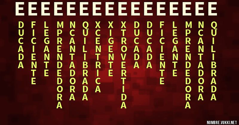 Qué significa eeeeeeeeeeeeeeee