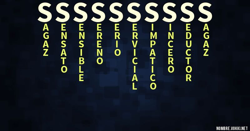 Qué significa ssssssssss