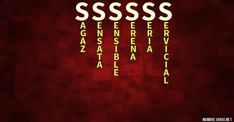 Qué significa ssssss