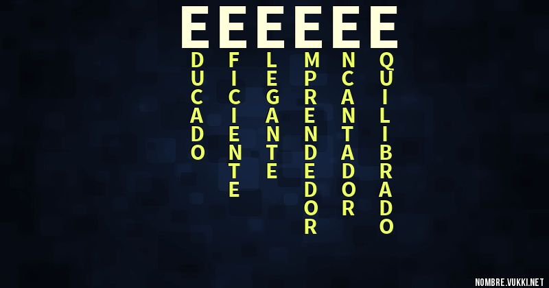 Qué significa eeeeee