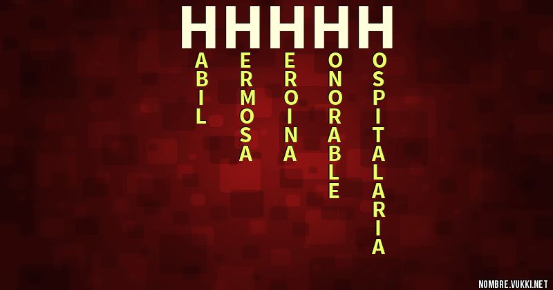 Qué significa hhhhh