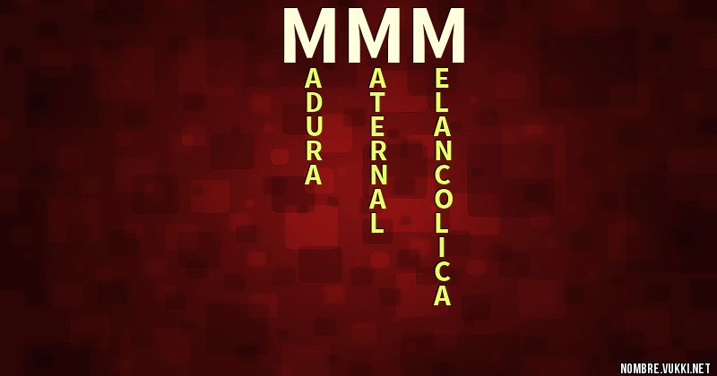 Qué significa mmm